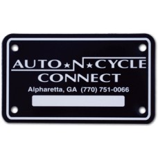 Custom Motorcycle License Plates
