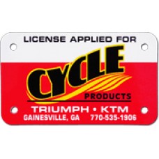 Custom Motorcycle License Plates