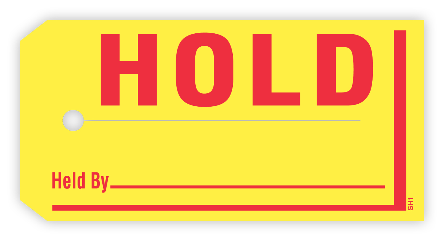 Standard-Size Sold/Hold Tags for Car Dealerships - 2-3/8" x 4-3/4" (Box ...