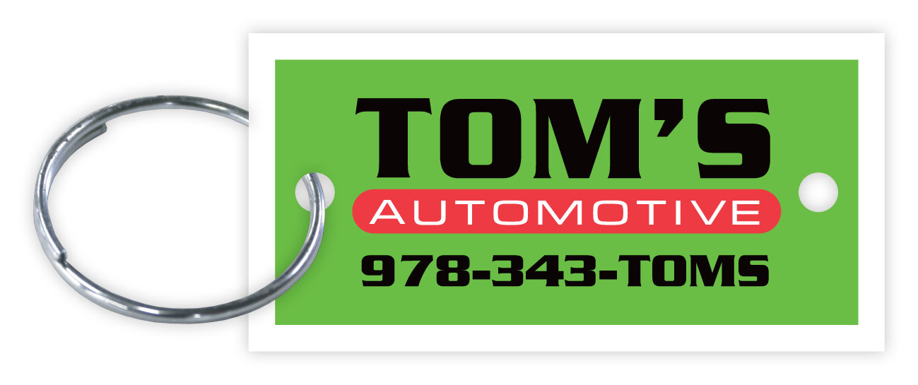 Custom Printed Full Color White Key Tags (Package of 250)