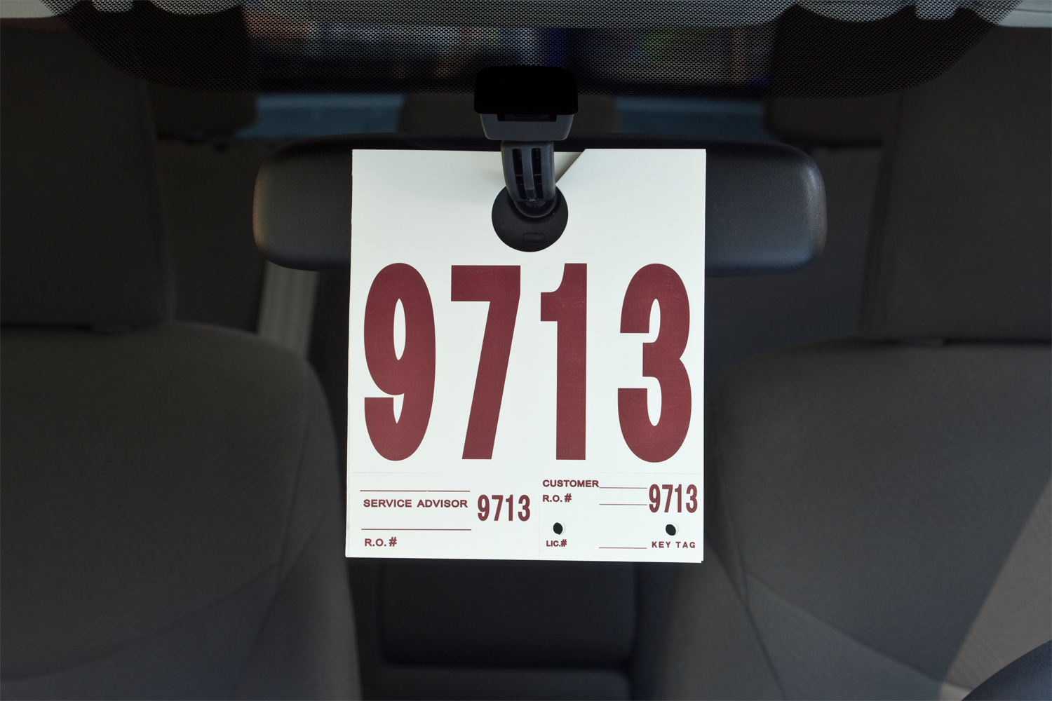 Extra Heavy Duty Service Dispatch Numbered Hang Tags (Box of 1000)